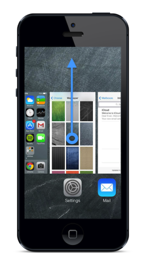 How to close apps in iOS7