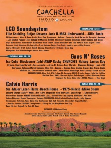 Coachella: a list of every lineup, artist and poster